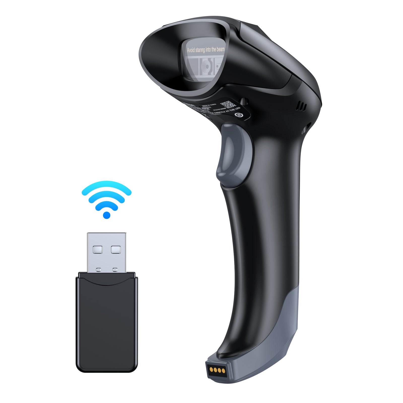 TEEMI TMSL-56 QR Bluetooth Barcode Scanner, 1D 2D Wireless USB Imager ...