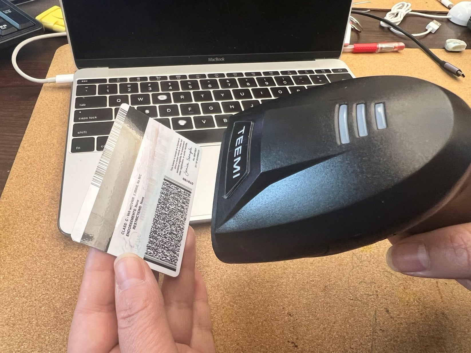 TEEMI TMSL-56 QR Bluetooth Barcode Scanner, 1D 2D Wireless USB Imager ...