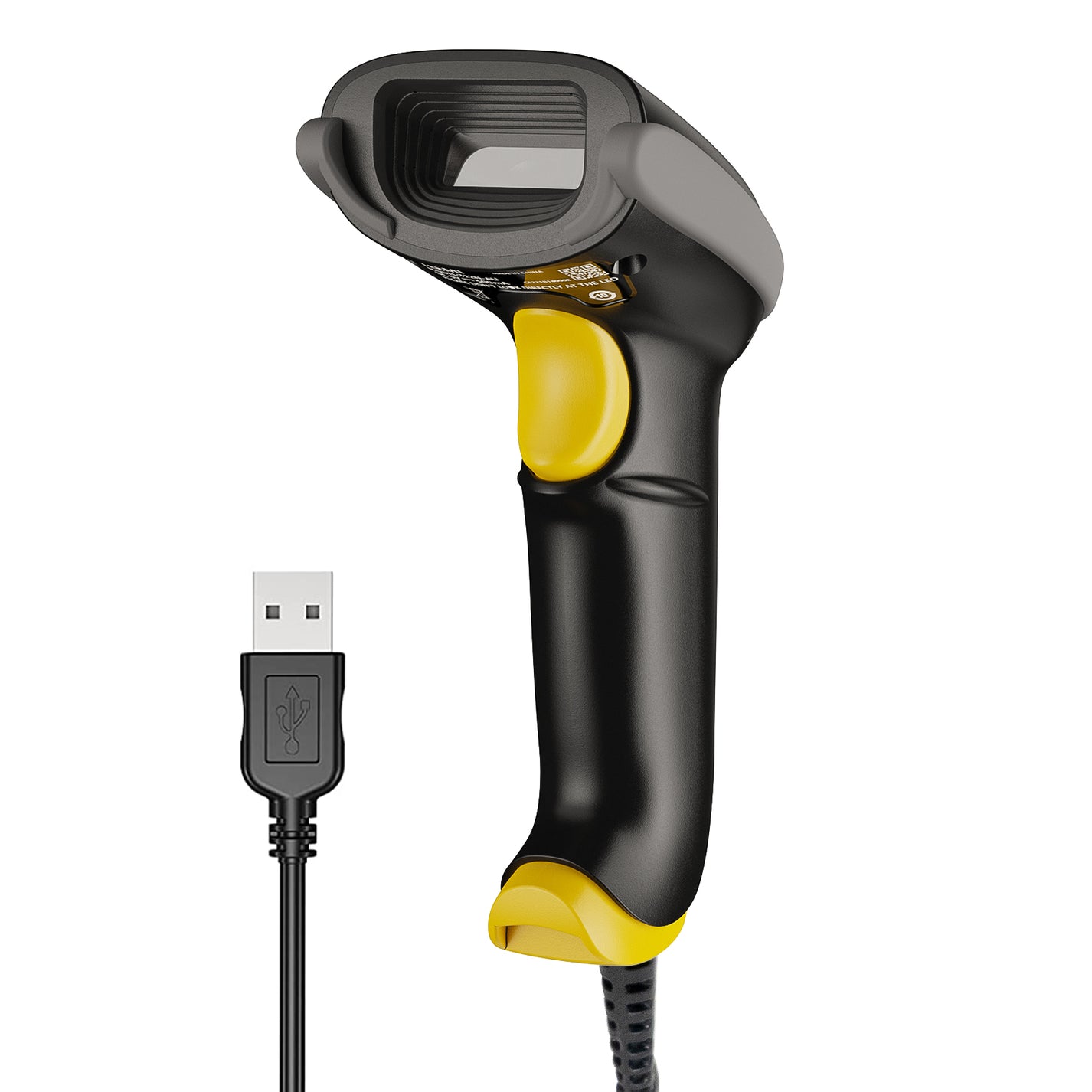 TEEMI T22N-AU 2D Barcode Scanner USB Wired Handheld Automatic QR Data ...